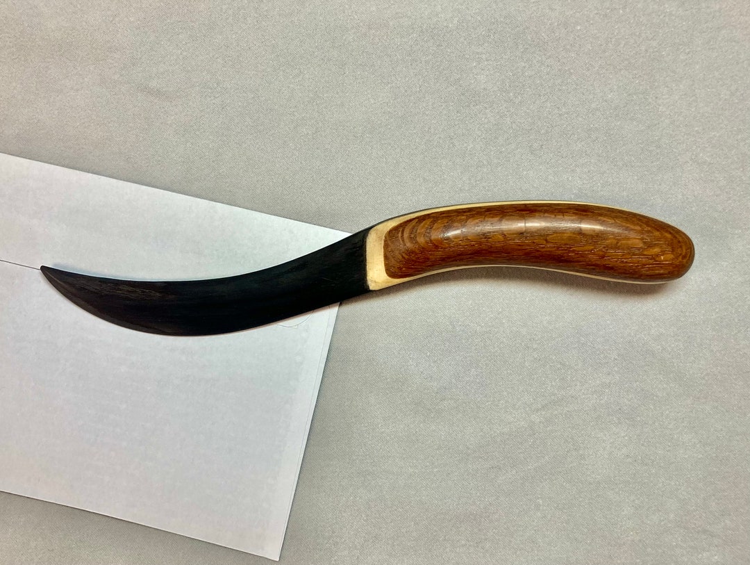 Handmade Ebony Wood Letter Opener - Etsy