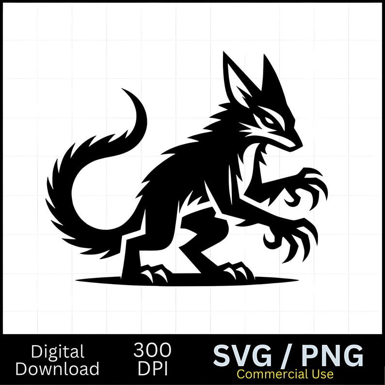 Chupacabra SVG Legendary Creature SVG Monster Decal T-shirt Graphics ...