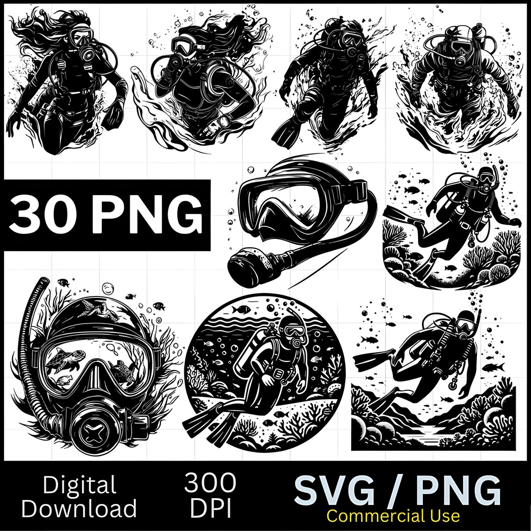 Scuba VBS SVG PNG Bundle, Vacation Bible School Clipart, Ocean Designs ...