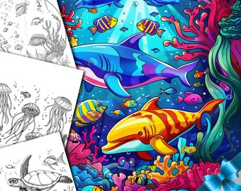 50 Outerspace Coloring Book Digital Download Coloring Page Printable ...