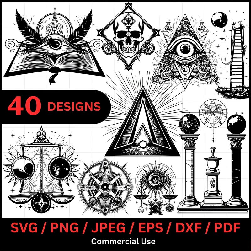 Masonic Svg - Etsy