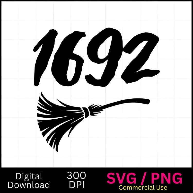 Salem 1692 They Miss One SVG PNG - Digital Download - Etsy