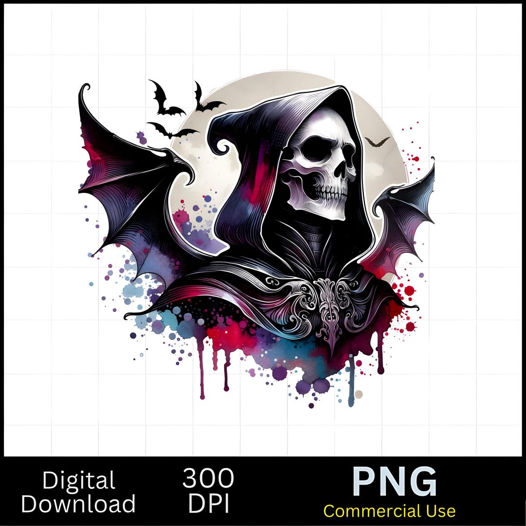 Gothic Phantom Clipart | Elegant Gothic Clipart Bundle | High-quality ...