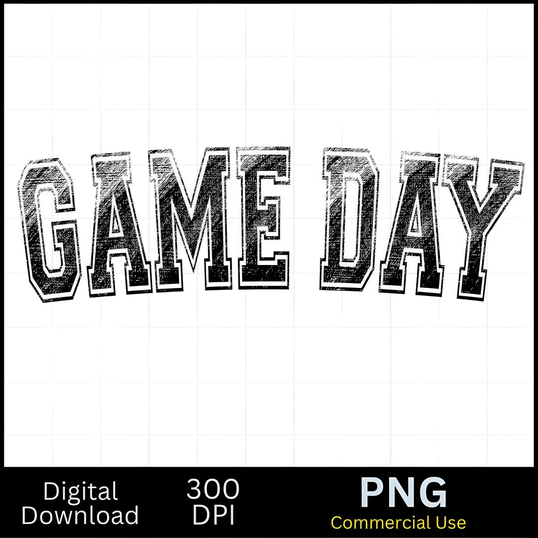 Retro Varsity Game Day Png, Game Day Svg, Sport Png, Football Png ...