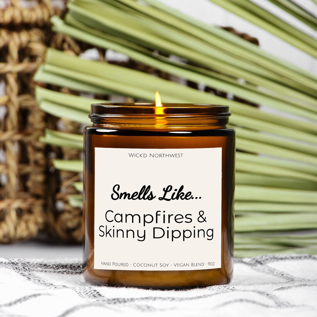 Campfires & Skinny Dipping Candle, Funny Candle, Summer Candle, Gifts ...