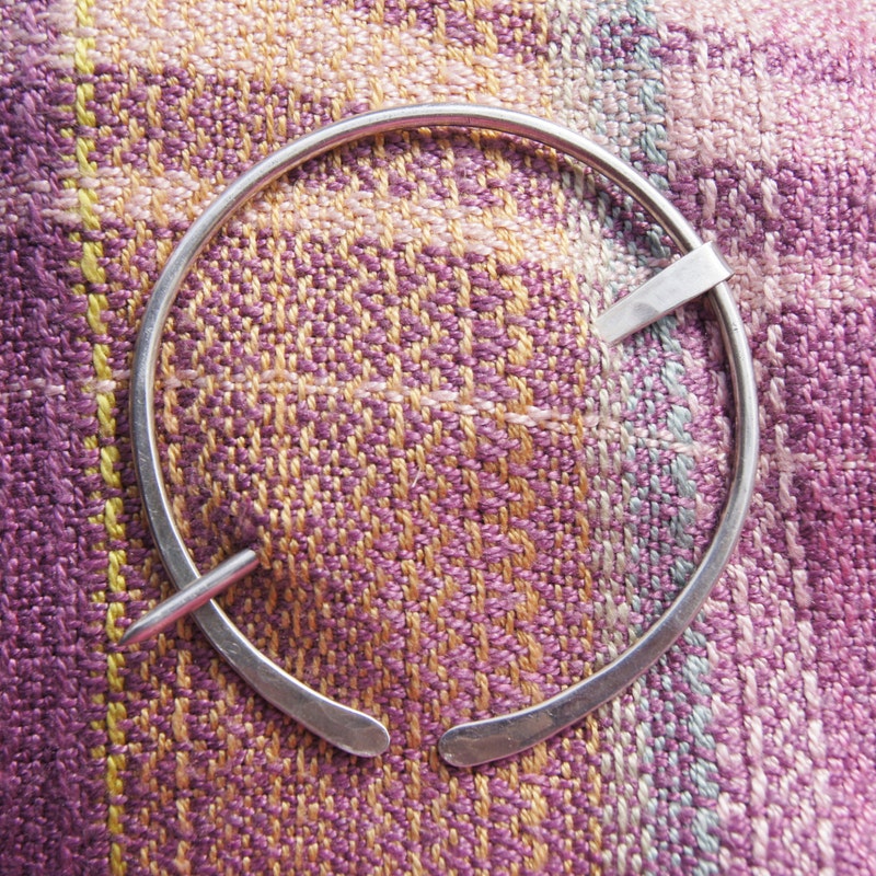 Silver Shawl Pin - Etsy