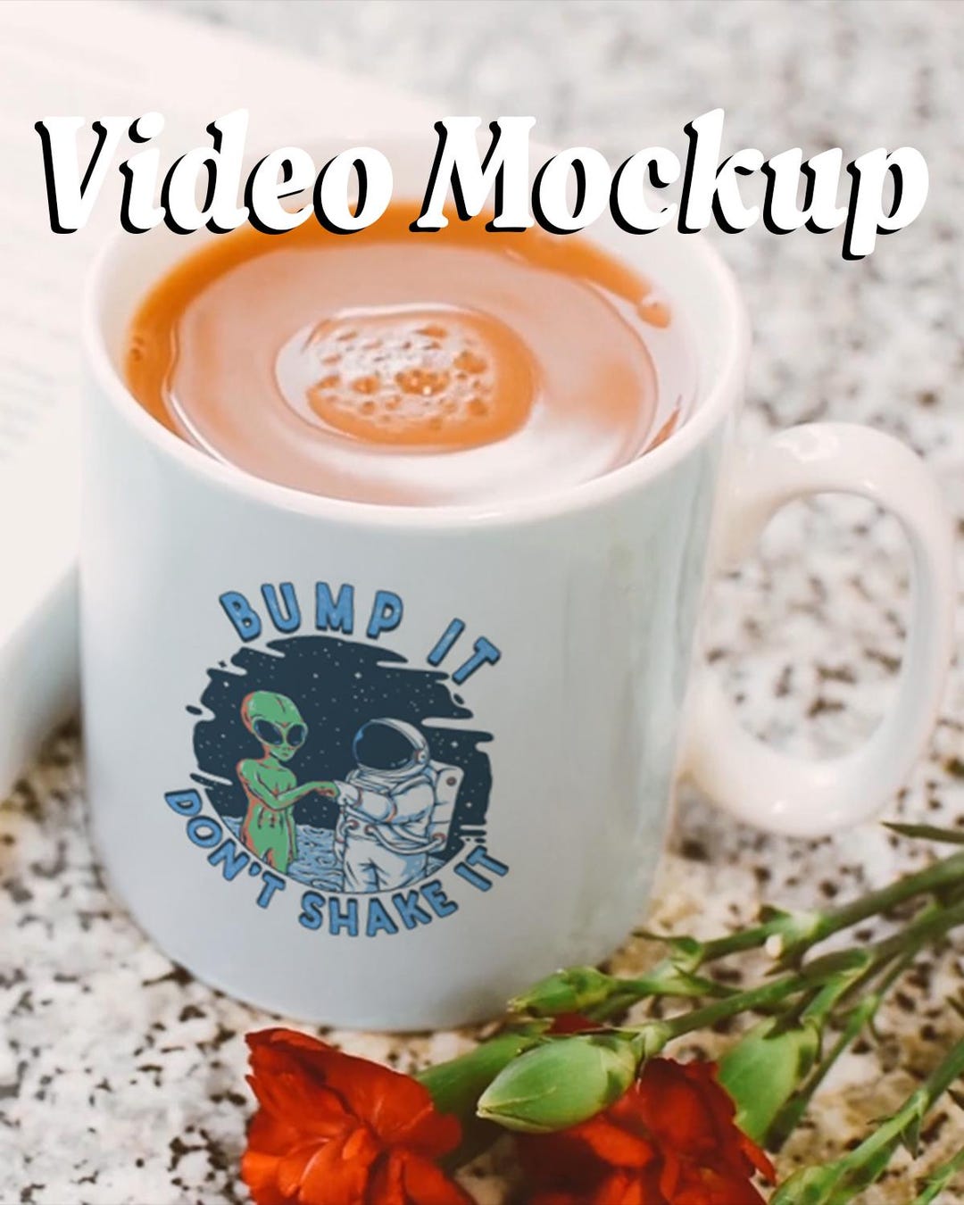 Animated 11oz Mug Mockup Video Mockup Animated Mug PSD Mp4 Looping Mug ...