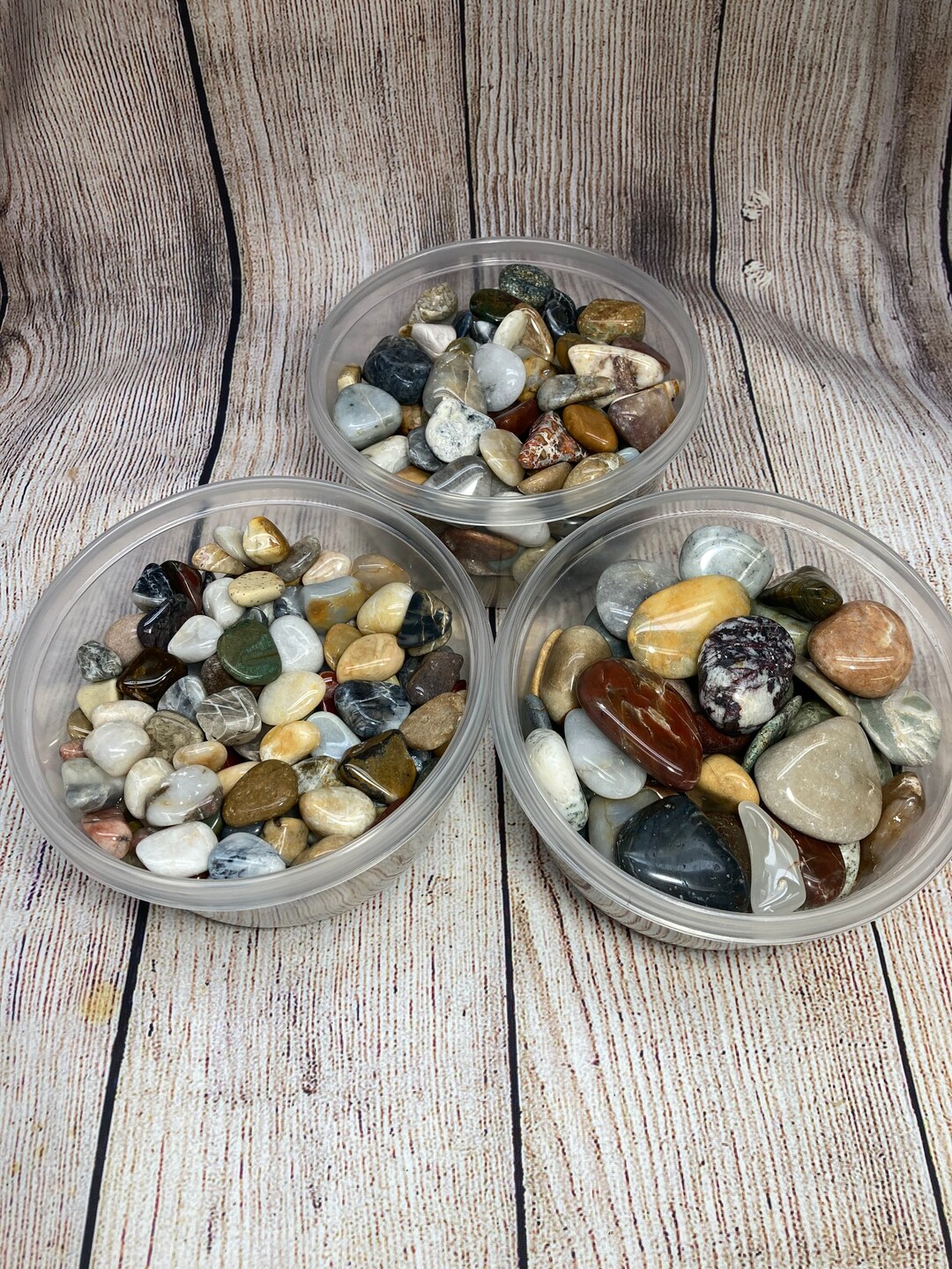 Tumbled Stones Assorted Mix, Small, Medium, Large Sizes Wholesale Bulk ...