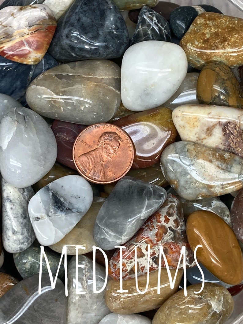 Polished Natural Stones | Small, Medium, Large Tumbled Stones | Crystal ...