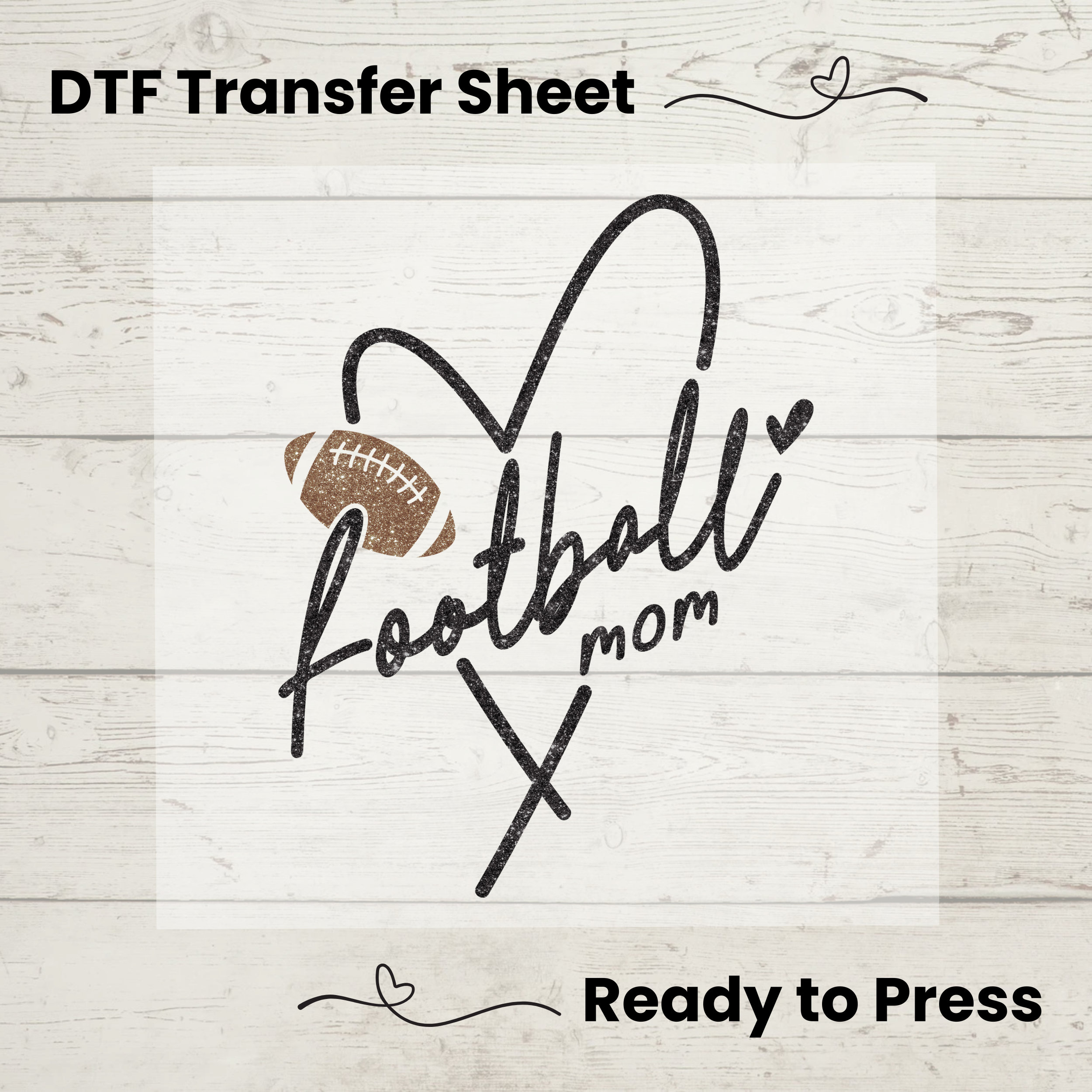 Football Mom DTF, Dtf Transfer Sheet, Ready to Press, Custom Dtf, Diy ...