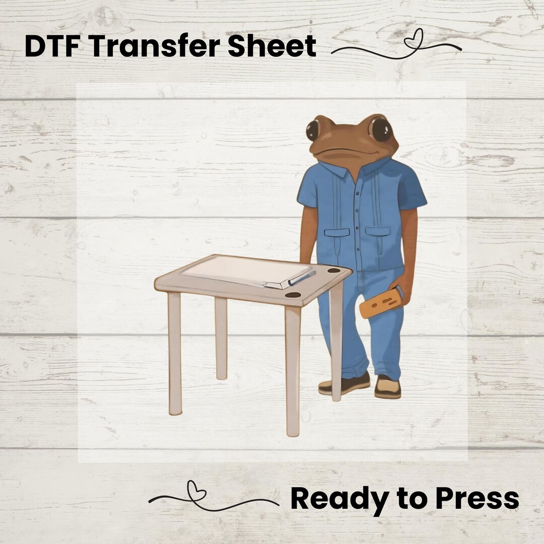 Puerto Rico DTF Transfer: DTMF Concho, Sapo Design - Ready to Press - Etsy