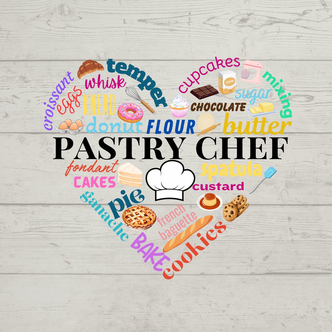 Pastry Chef Sticker, UV DTF Sticker, Laptop Stickers, Chef Gift ...