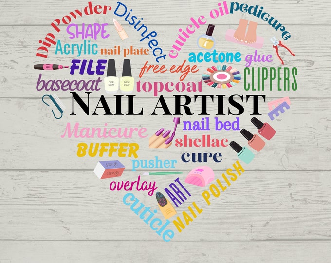 Nail Artist Sticker, UV DTF Sticker, Laptop Stickers, Cellphone Decal ...
