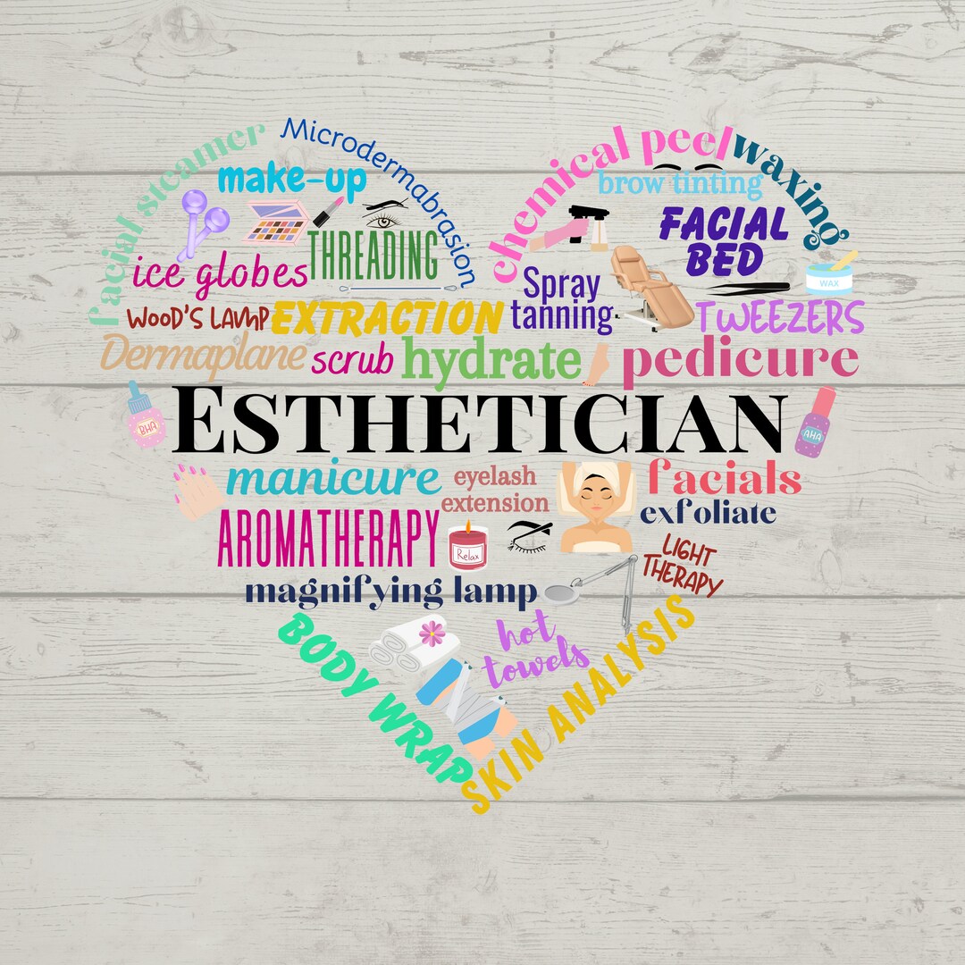 Esthetician Sticker, UV DTF Sticker, Laptop Stickers, Cellphone Decal ...