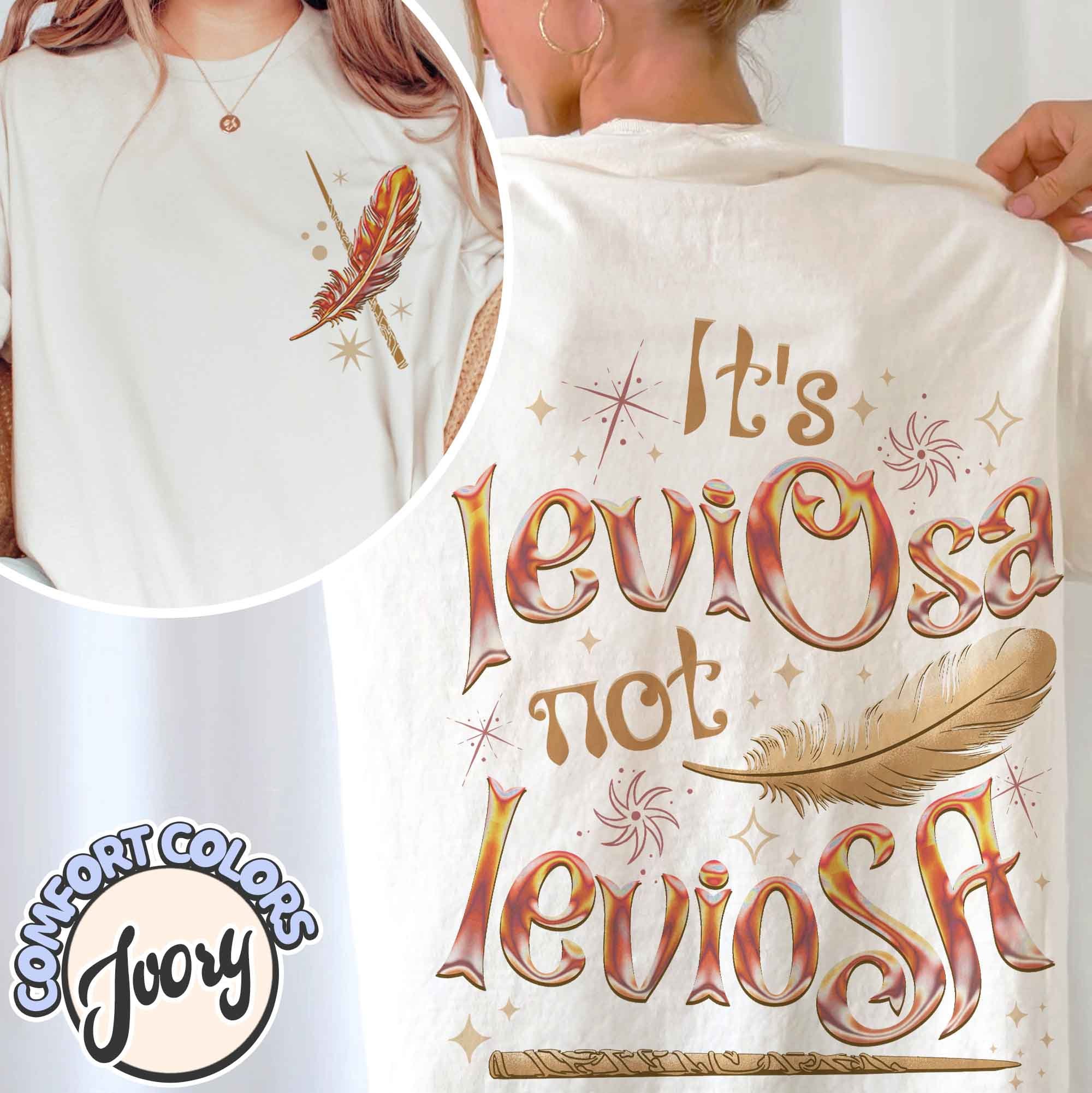 It's Leviosa Not Leviosa Comfort Colors Shirt, Wizard Fan Tee - Etsy