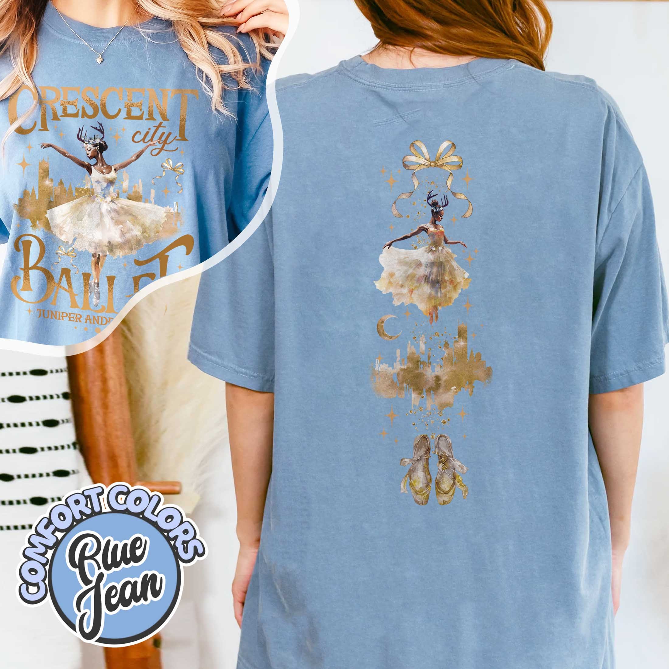 Crescent City Ballet Comfort Colors Shirt, Lunathion, Sarah J Maas ...