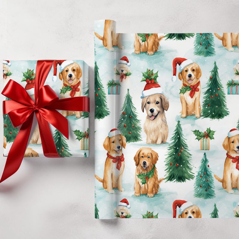 Custom Dog Wrapping Paper - Etsy