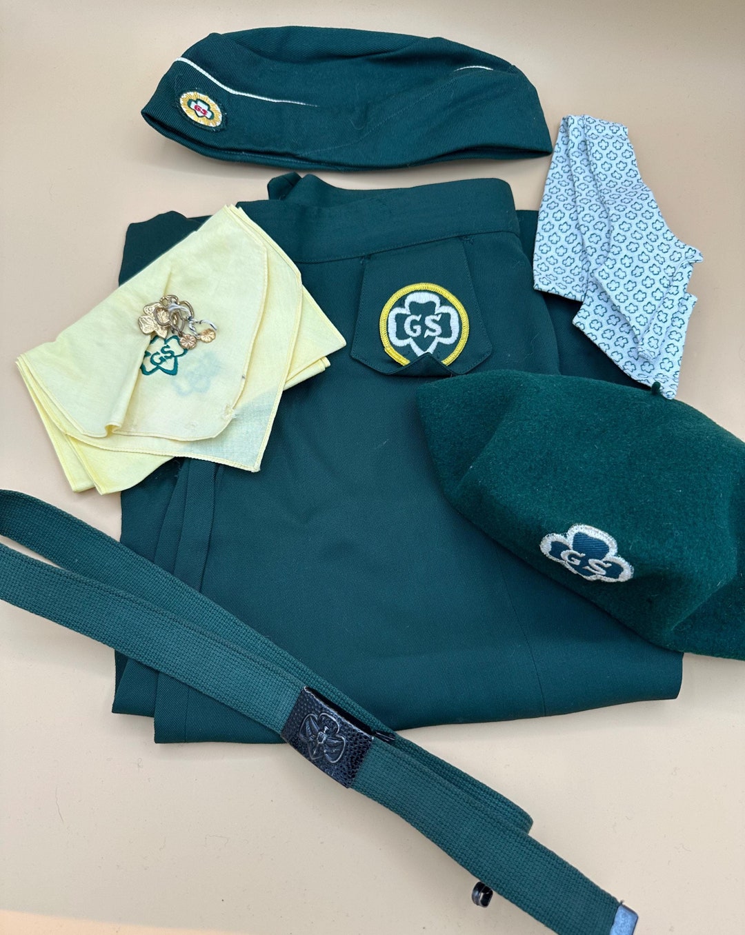 Vintage Girl Scout Troop Cadet Uniform Collection Senior Cadette Skirt ...