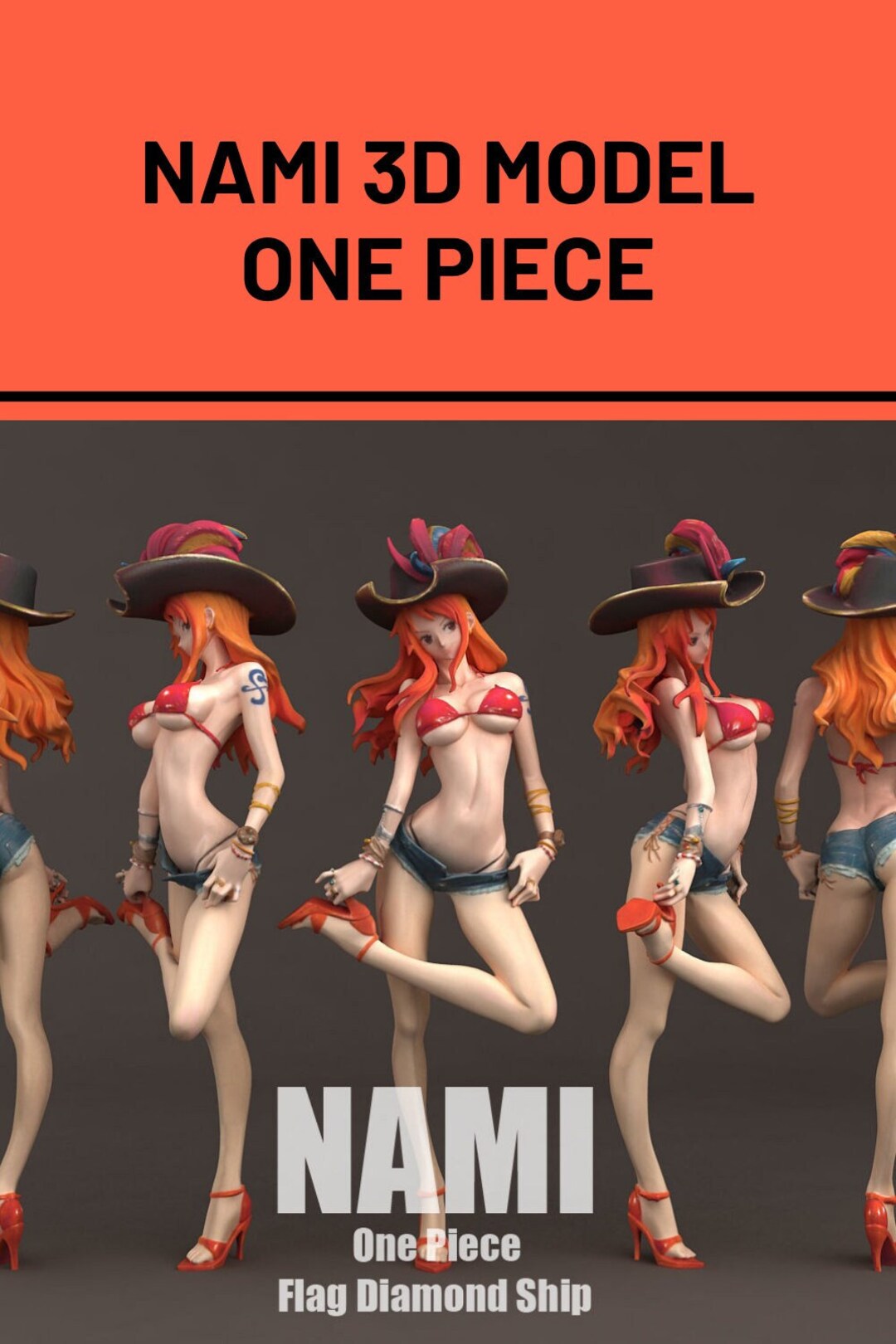 Nami FDS Figure 3D Model ONE PIECE Stl File - Etsy