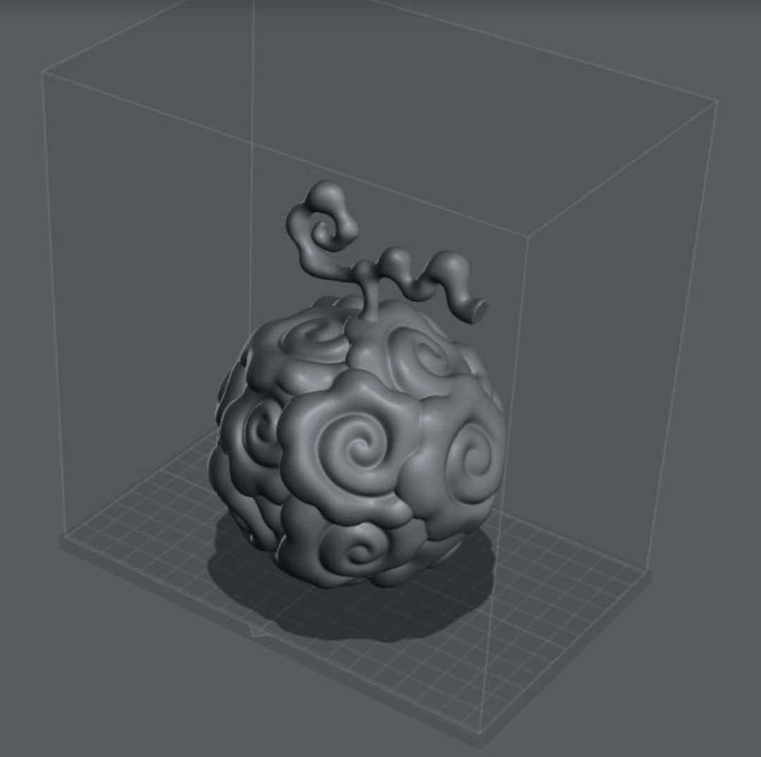 Devil Fruit 3D Model STL File MOKU MOKU No Mi - Etsy
