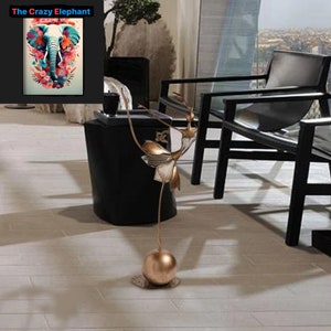 Dancing Sculpture Abstract Resin Statue - Modern Graceful Dance ...