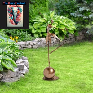 Dancing Sculpture Abstract Resin Statue - Modern Graceful Dance ...