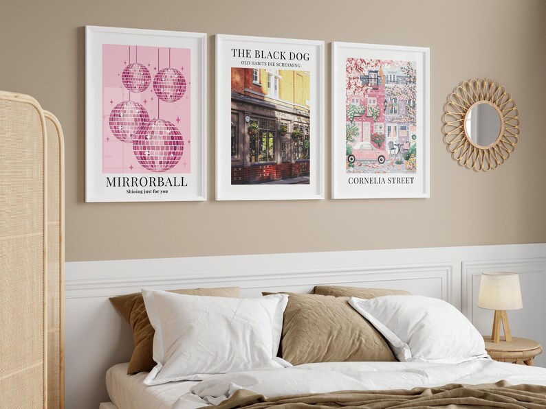 Taylor Swift Set of 3 Poster, Cornelia Street Poster, Black Dog Wall ...