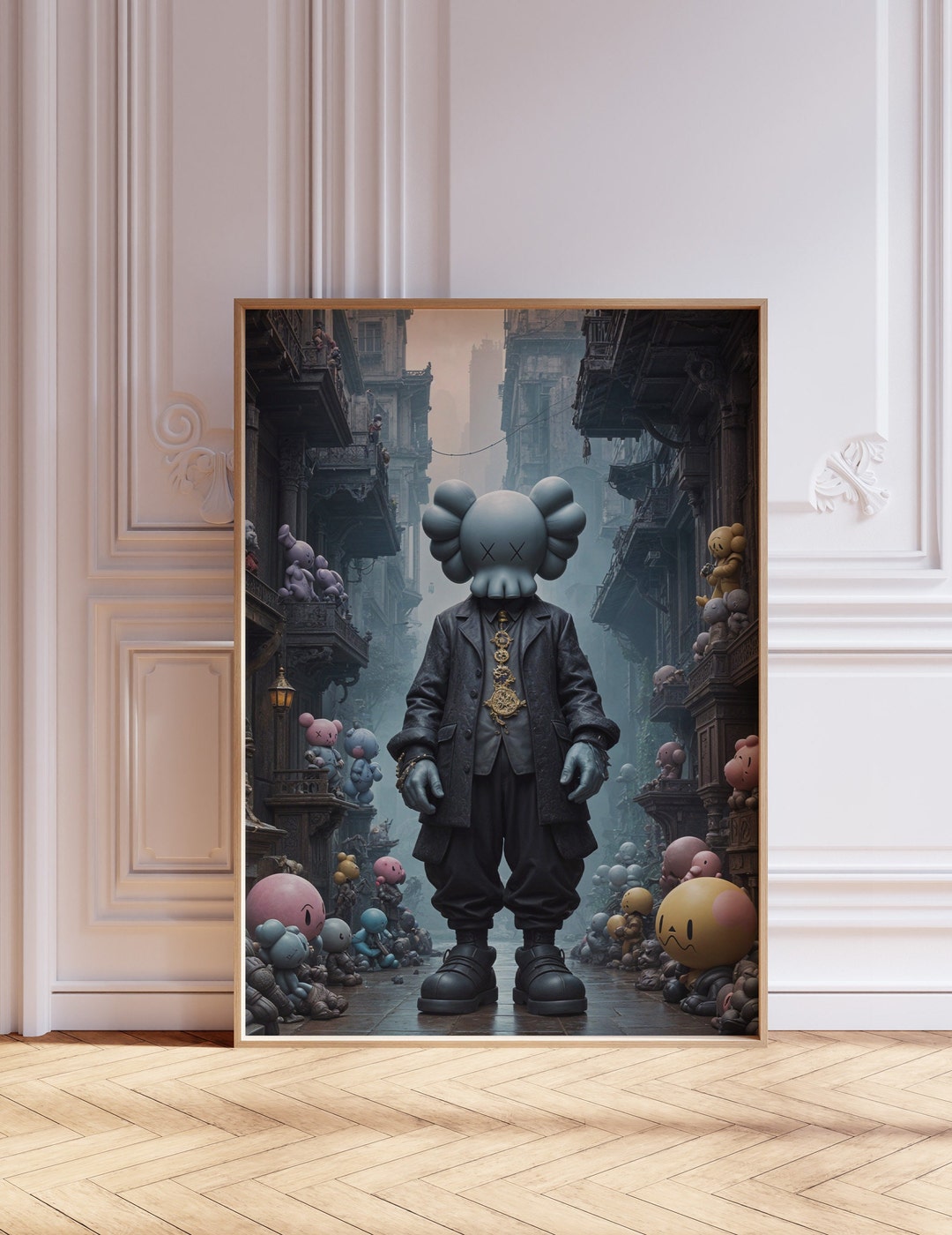 KAWS Magical China, Wall Art, Printable Graffiti Print, KAWS Poster ...