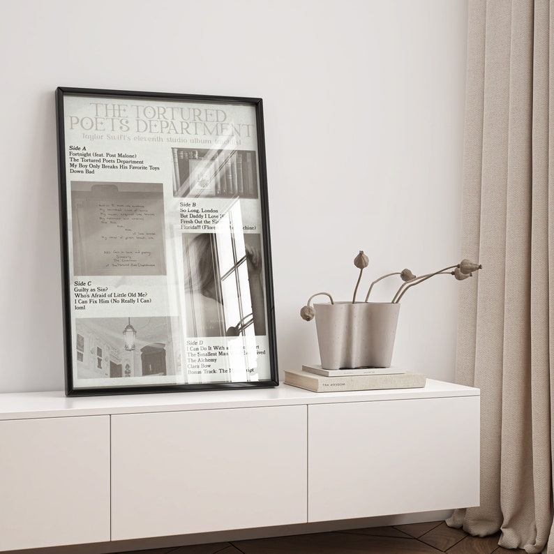 The Tortured Poets Department Poster, TS New Album Poster Gift for ...