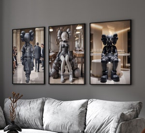 5,6,7 FEET Tall Life Size Kaws Inspired Figure for Interior and ...