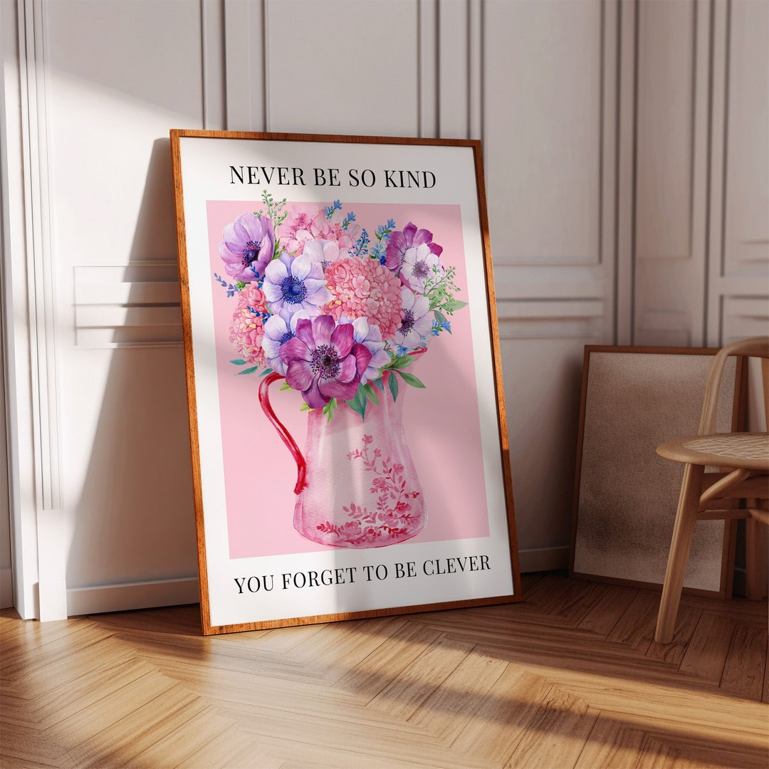 TAYLOR SWIFT Poster Never Be so Kind You Forget to Be Clever Print ...