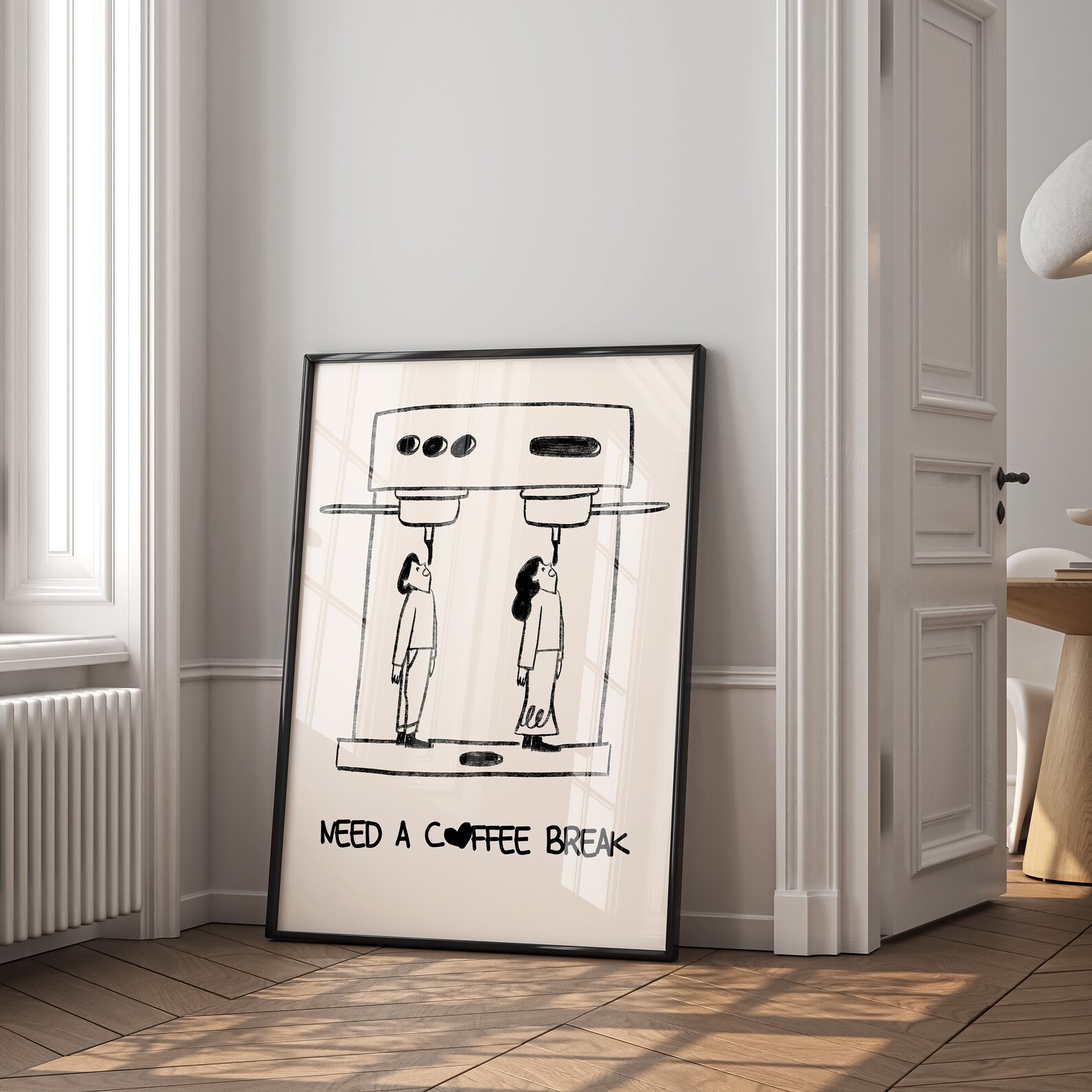 Coffee Poster, Need a Coffee Break, Coffee Bar Print, Kitchen Decor ...