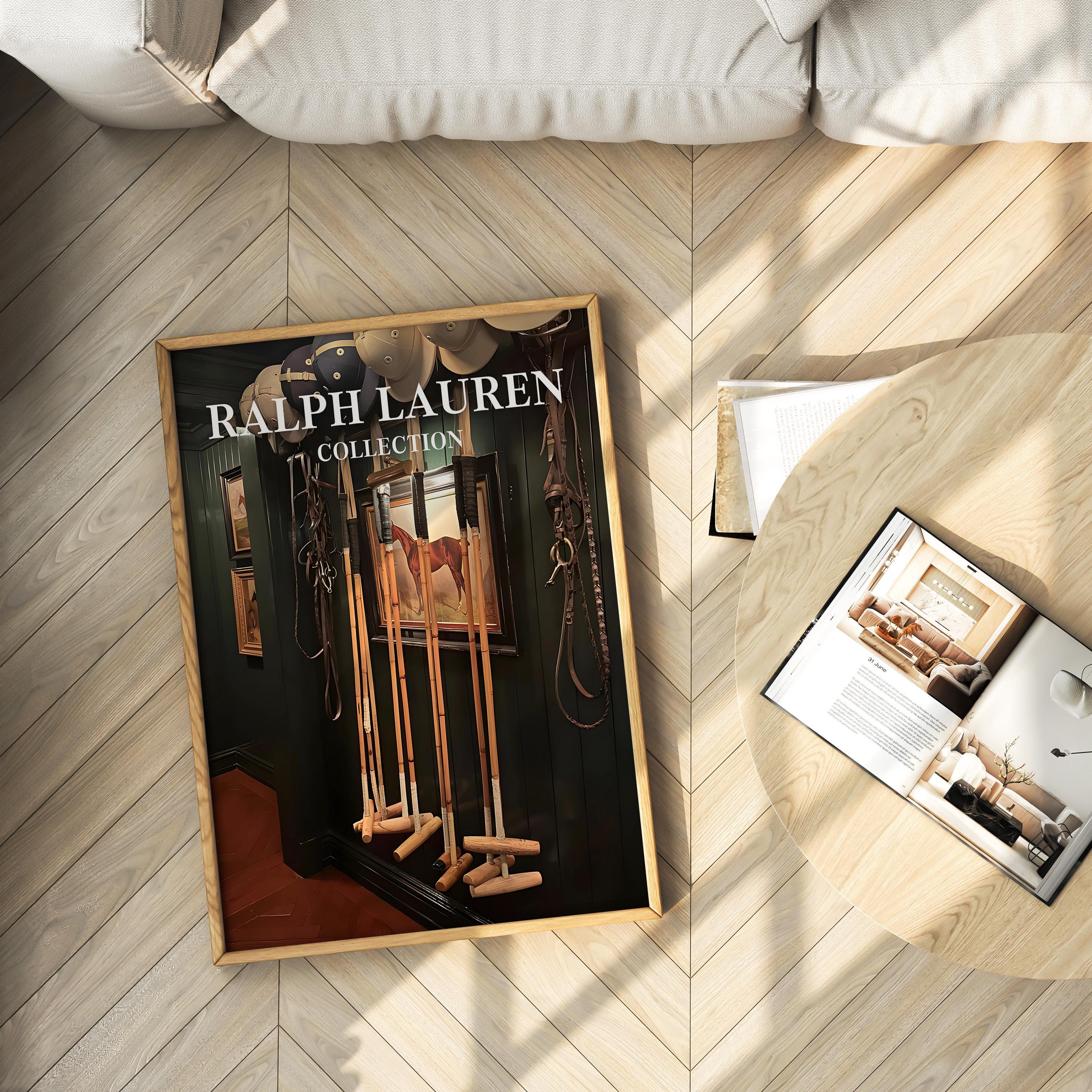 Ralph Lauren Poster, Fashion Magazine Wall Art, Vintage Polo Game Prin ...