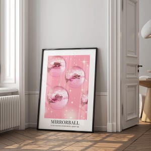 Mirrorball Folklore Poster, Printable Wall Art, Digital Download Print ...