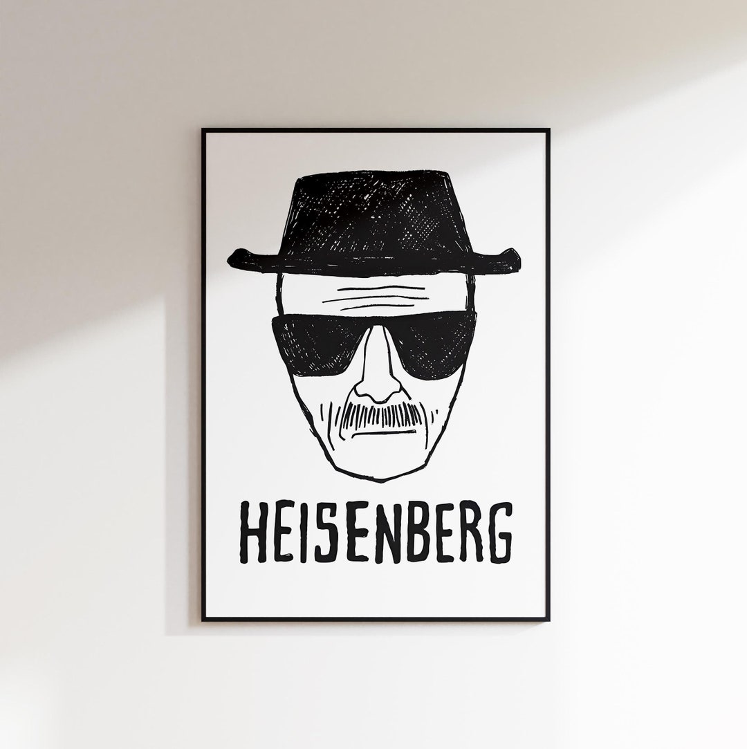 Breaking Bad Poster, Walter White Print, Breaking Bad Print, Heisenberg ...
