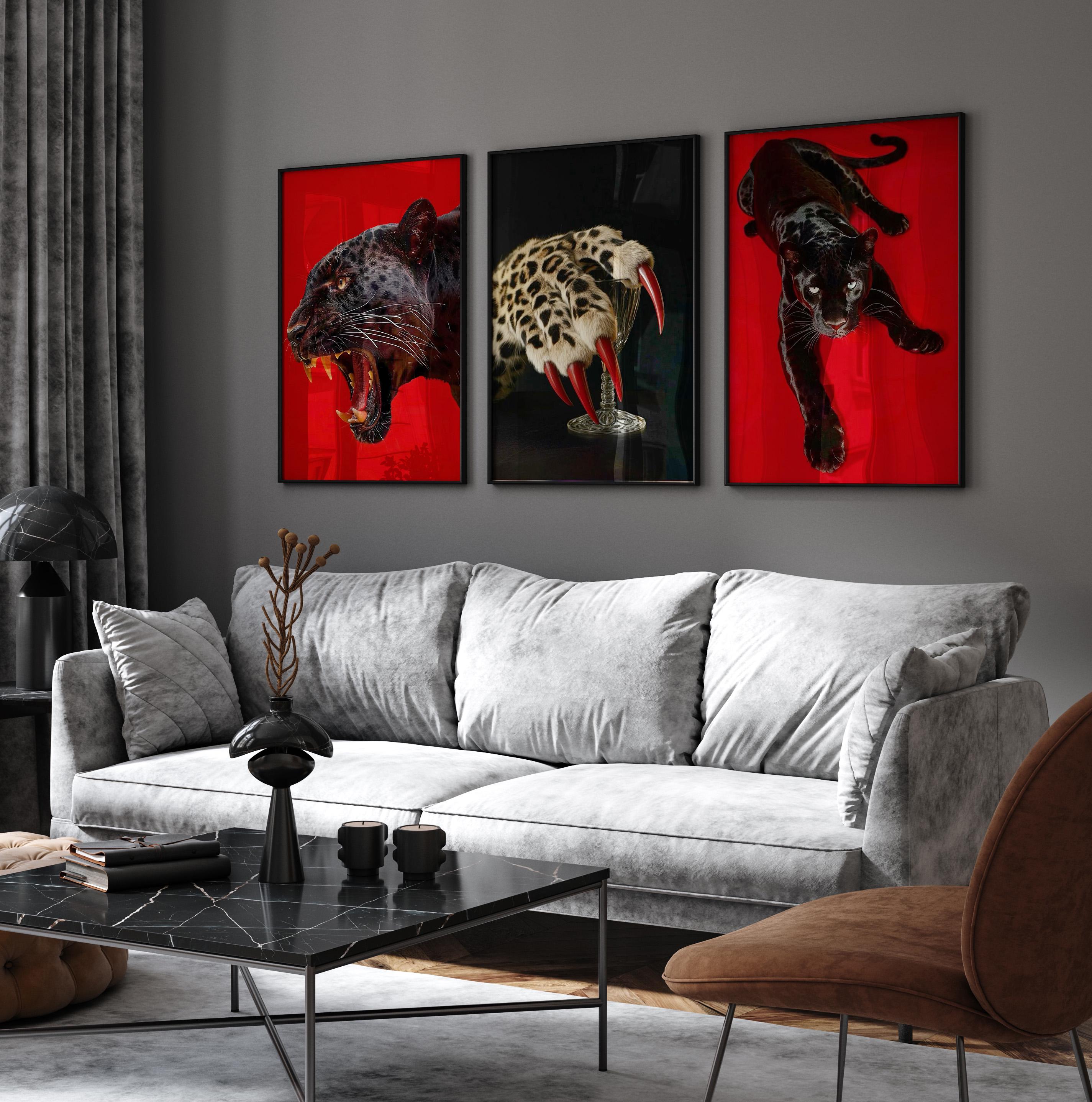 3 Leopard Print Posters, Cheetah Print, Cheetah Posters, Leopard Wall ...