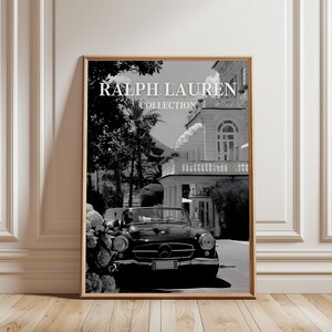 Ralph Lauren Poster, Fashion Magazine Wall Art, Vintage House Print ...