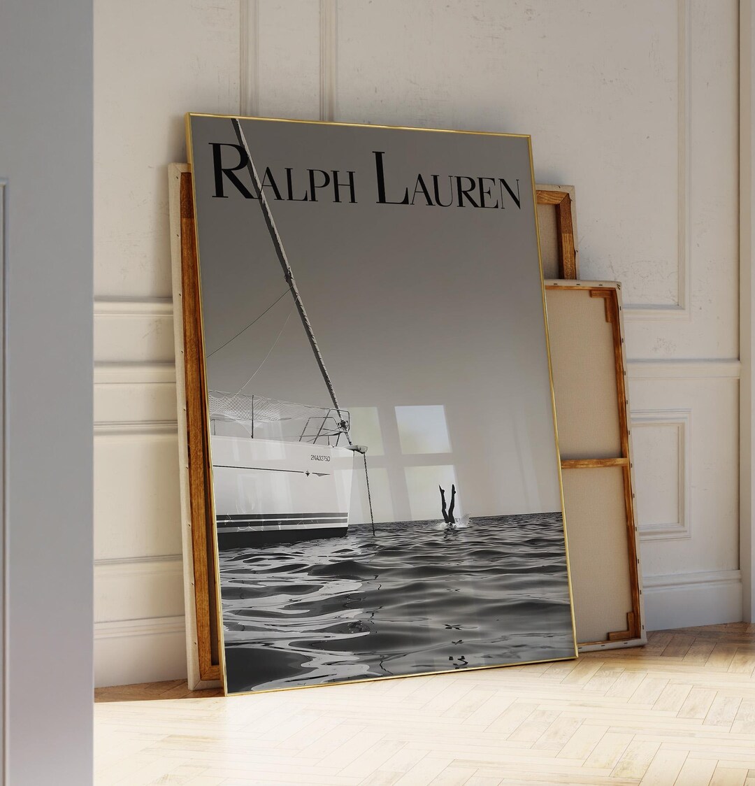 Ralph Lauren Poster, Fashion Magazine Print Vintage Fashion Magazine ...