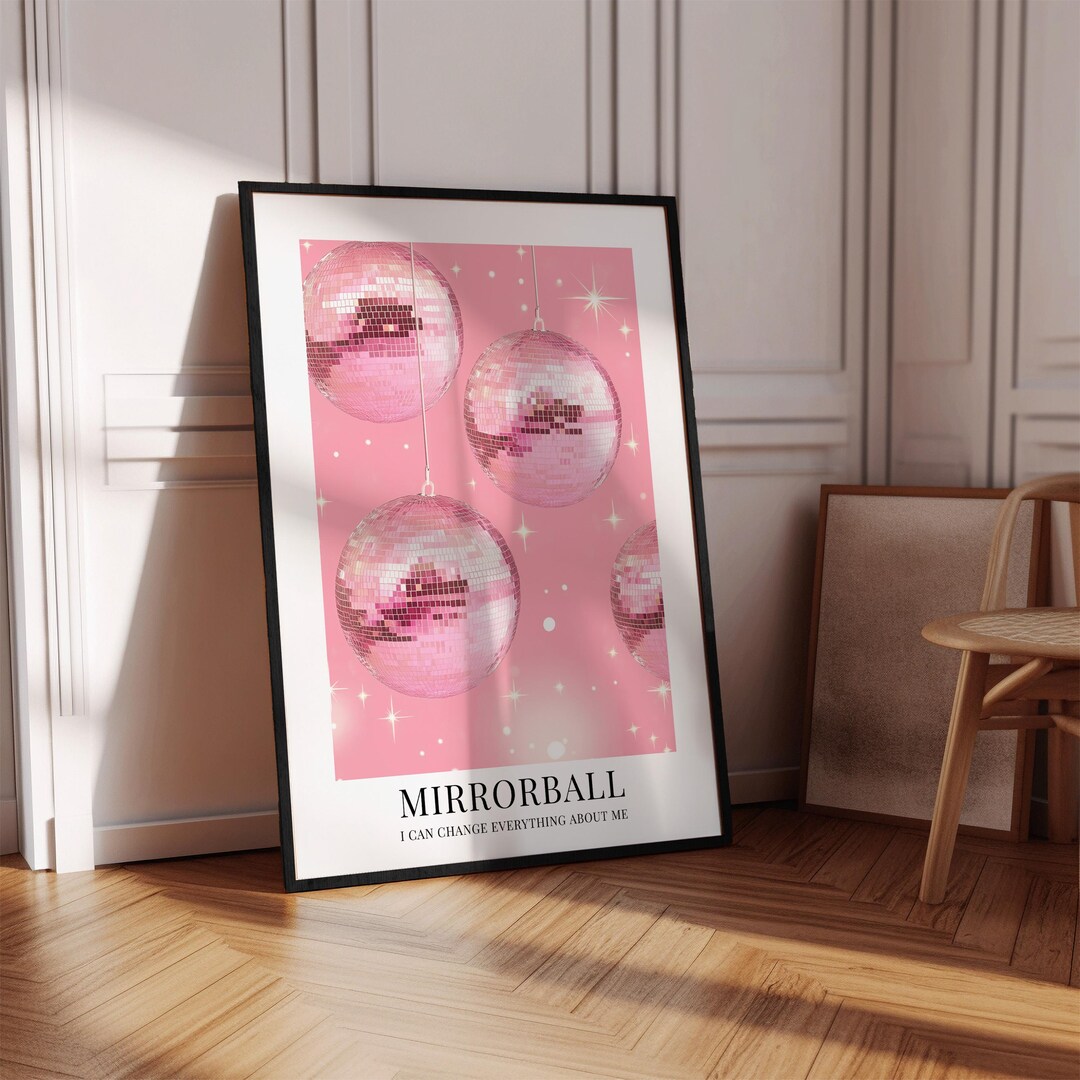 Mirrorball Folklore Poster, Printable Wall Art, Digital Download Print ...
