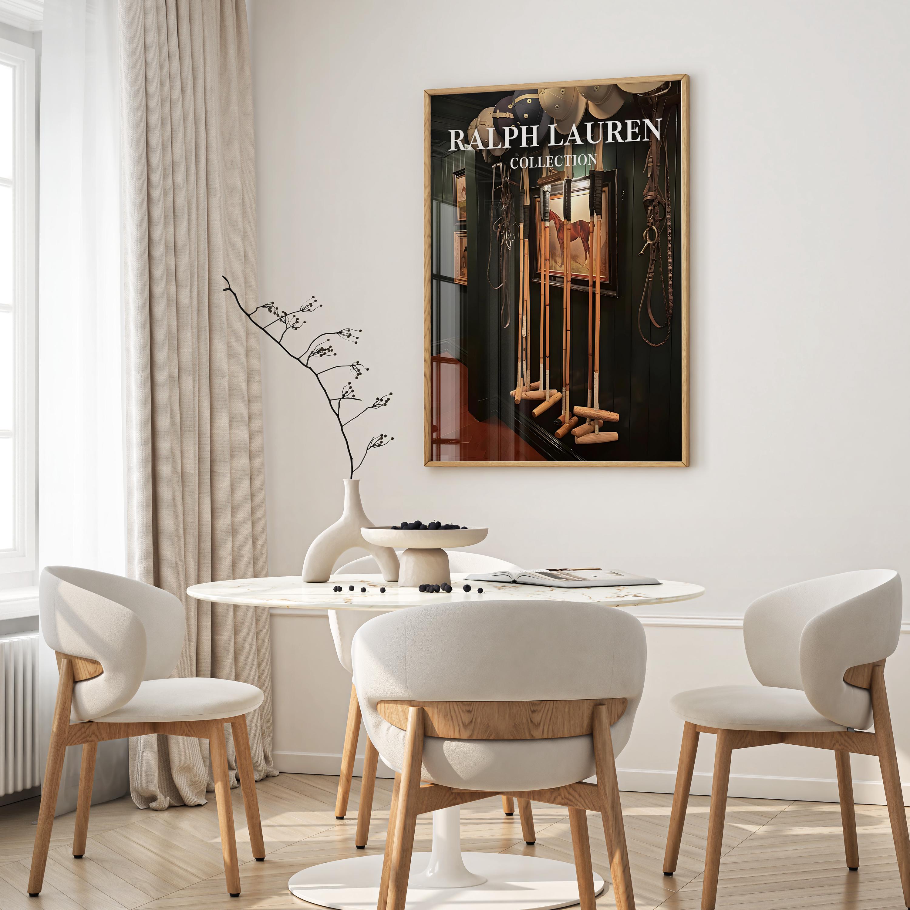 Ralph Lauren Poster, Fashion Magazine Wall Art, Vintage Polo Game Prin ...