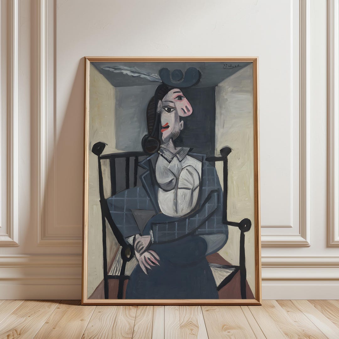 1941 Pablo Picasso Figure of Dora Maar, Femme Dans Un Fauteuil Pablo ...