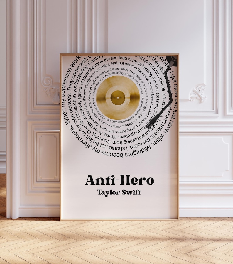 Taylor Swift Song Lyrics Print, Taylor Swift Music Poster, Taylor Swift ...