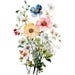 Watercolor Wildflower Clipart: 18 PNG Woodland Flower Graphics (digital ...