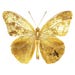 16 Gold Butterfly Clipart, Wall Print, Printable Watercolor Clipart ...