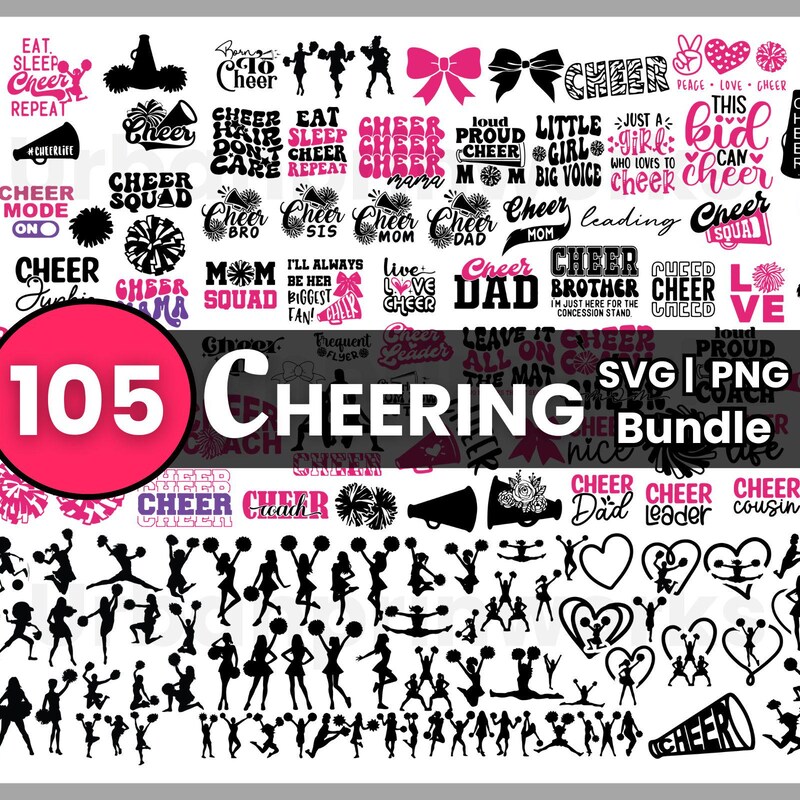 Cheerleading Svg - Etsy