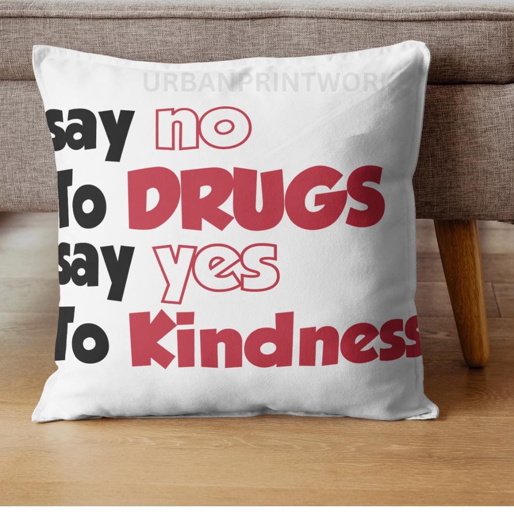 Say No to Drugs Say Yes to Kindness Svg, Red Ribbon Week Svg Png, Drug ...