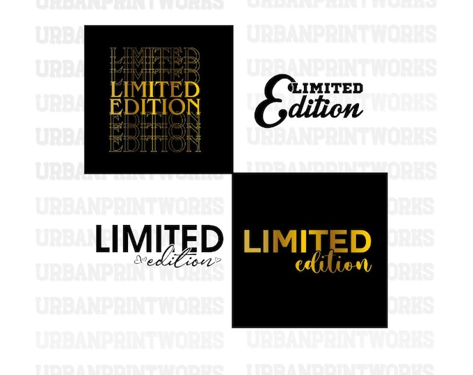 Limited Edition Svg and Png Files, Positive Inspirational Svg and Png ...