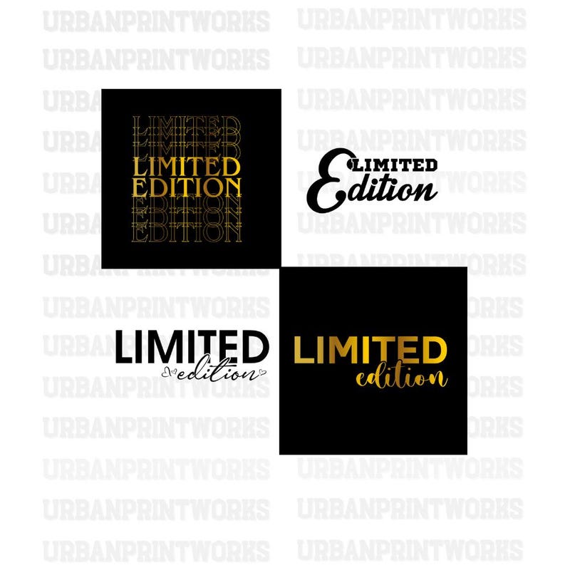 Limited Edition Svg - Etsy