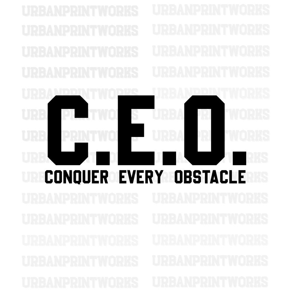 Conquer Every Obstacle SVG, CEO Svg, Hustle Svg,ceo Svg, Boss, Digital ...