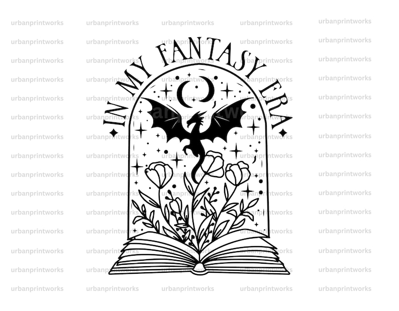 In My Fantasy Era Svg, Fantasy Book Png, Fantasy Svg, Smutty Book Svg ...